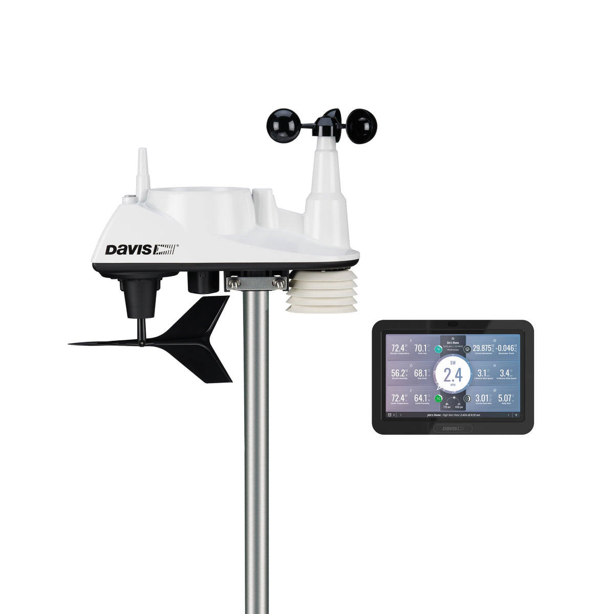 Vantage Vue Solar Wireless Weather Station | Digital Display — Davis ...